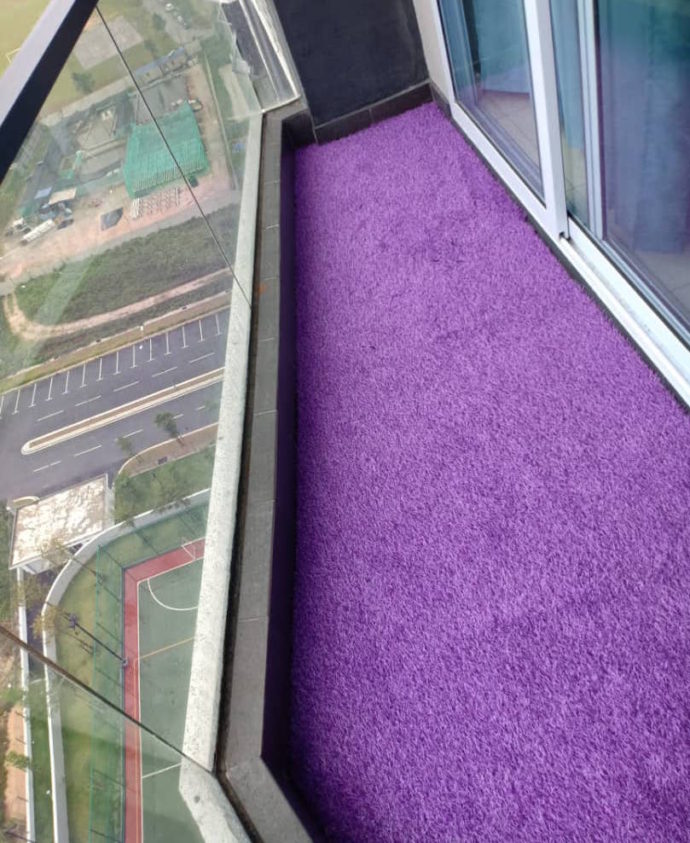 KUSA Purple Artificial Grass – Nova Arte | Your Flooring Solutions